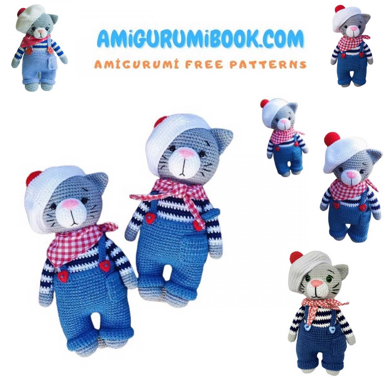 Cat Jeremy Amigurumi Free Crochet Pattern - Free Amigurumi Crochet Patterns