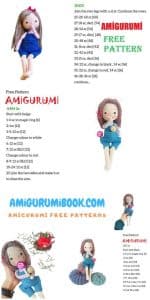Amanda Doll Amigurumi Free Pattern - Free Amigurumi Crochet Patterns