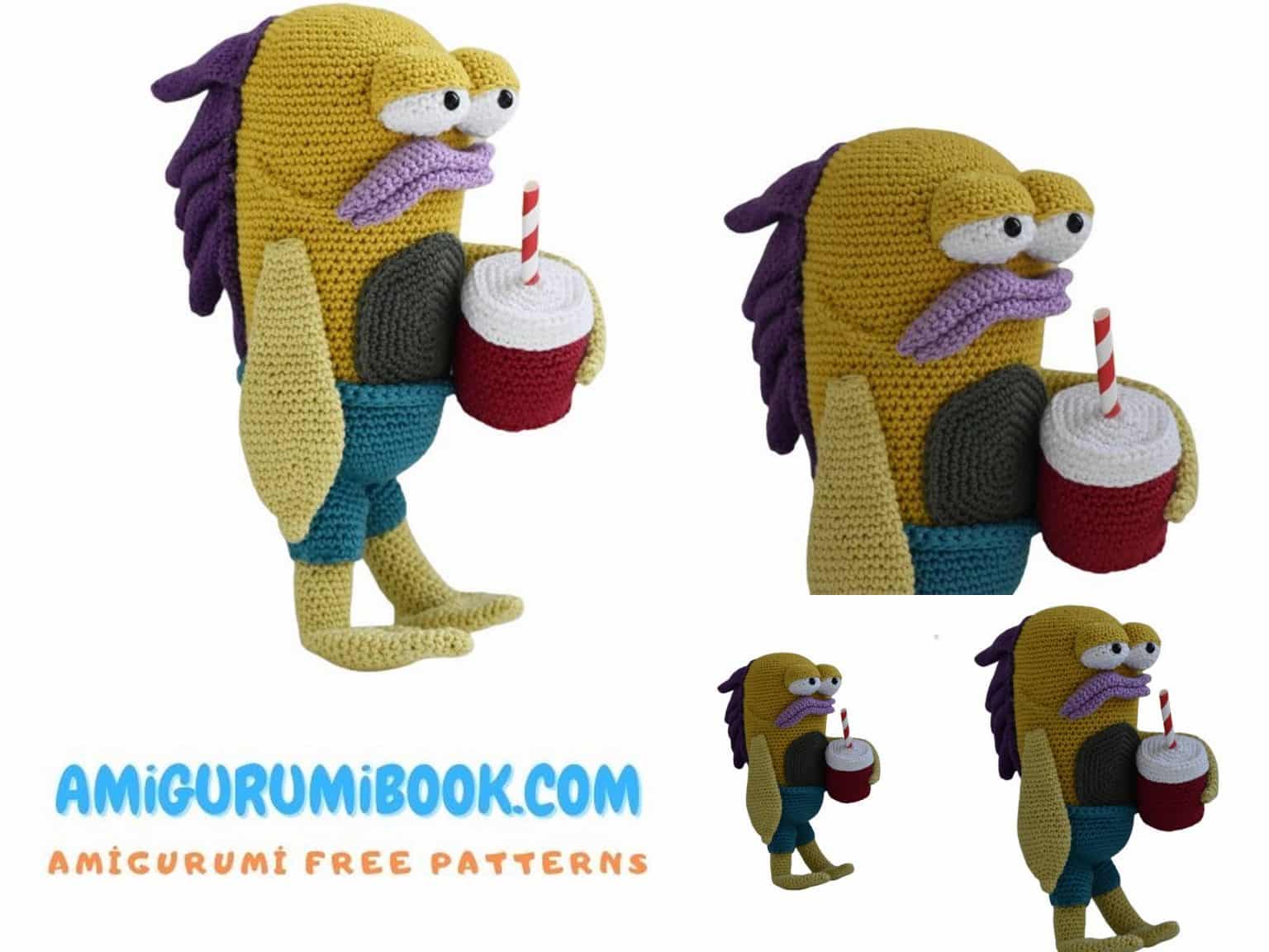 Amigurumi Cartoon Characters Archives - Free Amigurumi Crochet Patterns