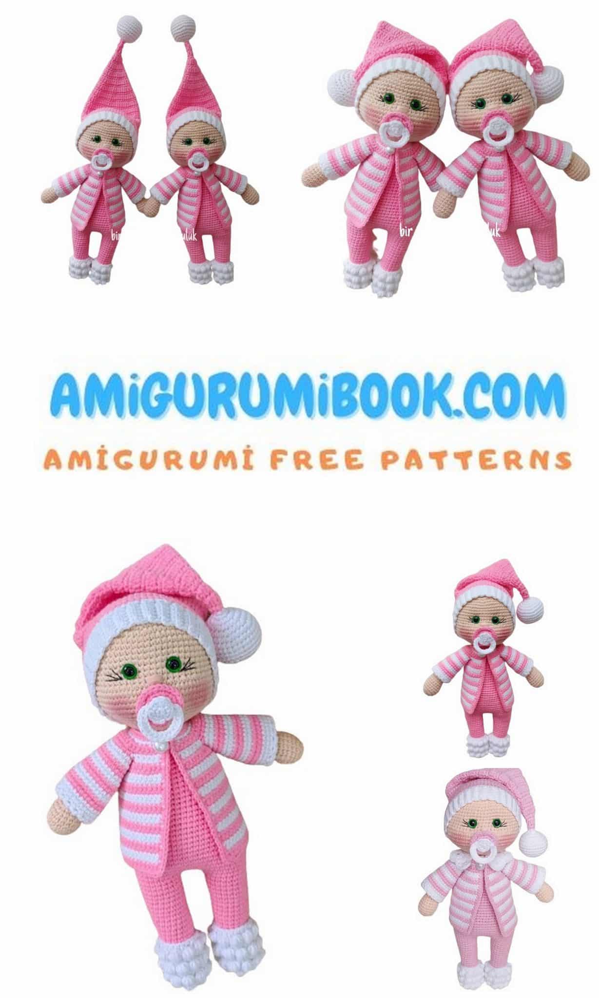 Pacifier Baby Amigurumi Free Pattern - Free Amigurumi Crochet Patterns