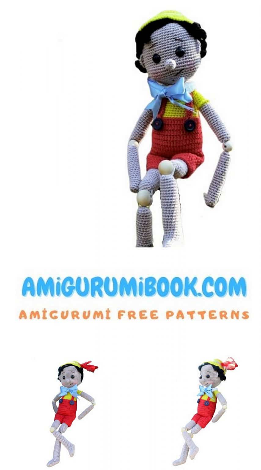 Pinocchio Amigurumi Free Pattern - Free Amigurumi Crochet Patterns