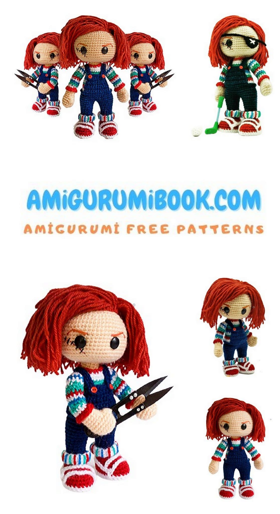 Chucky Amigurumi Free Pattern - Free Amigurumi Crochet Patterns