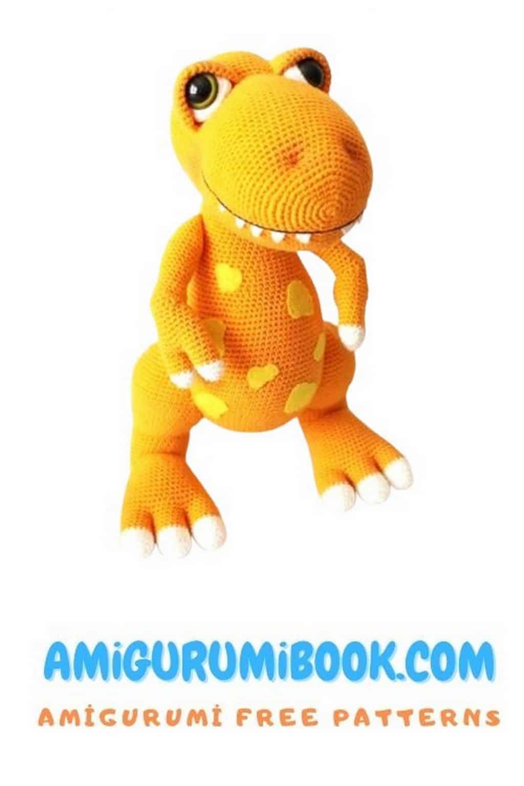 Dinosaur T-Rex Amigurumi Free Pattern - Free Amigurumi Crochet Patterns