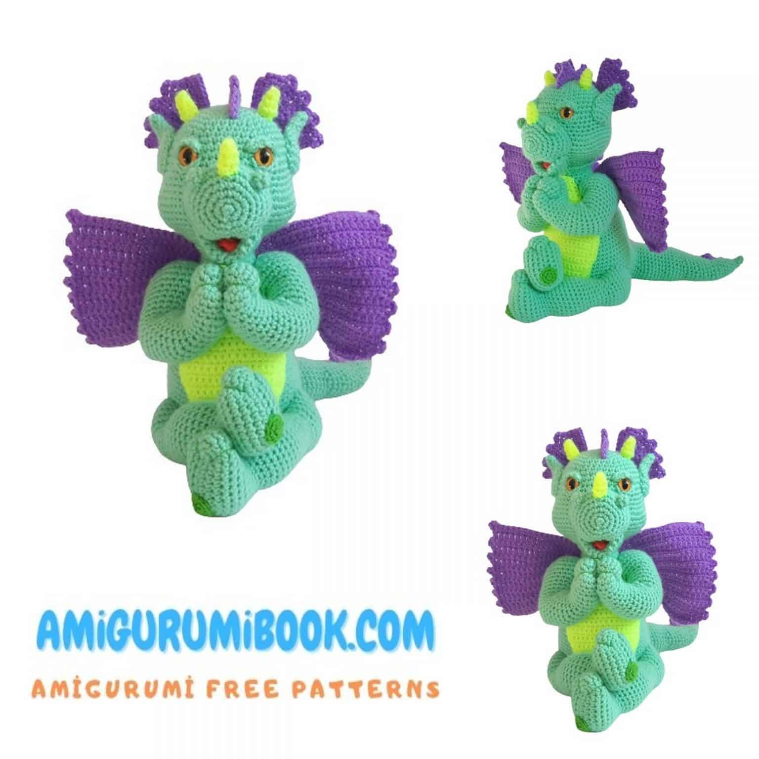 Winged Dragon Amigurumi Free Pattern - Free Amigurumi Crochet Patterns