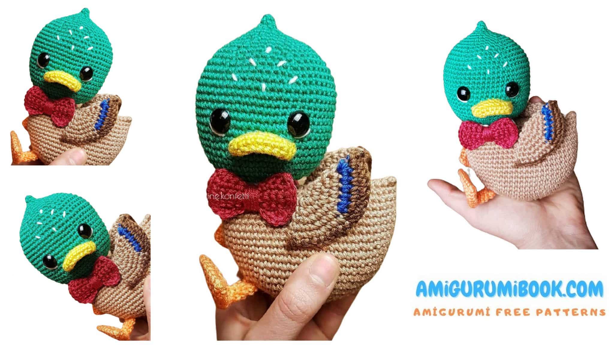 Duck Edwin Amigurumi Free Pattern - Free Amigurumi Crochet Patterns