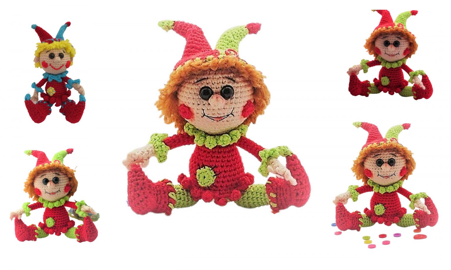 Jester Amigurumi Free Pattern - Free Amigurumi Crochet Patterns