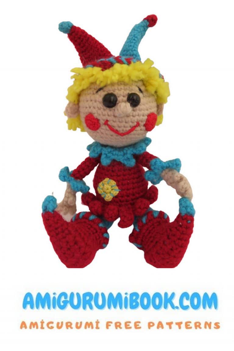 Jester Amigurumi Free Pattern - Free Amigurumi Crochet Patterns