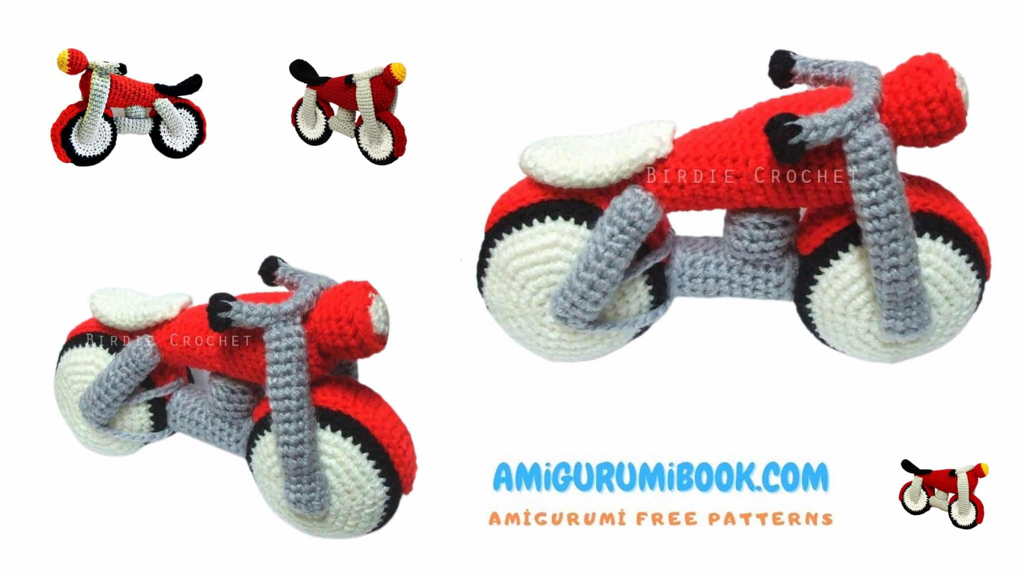 Motorcycle Amigurumi Free Pattern - Free Amigurumi Crochet Patterns
