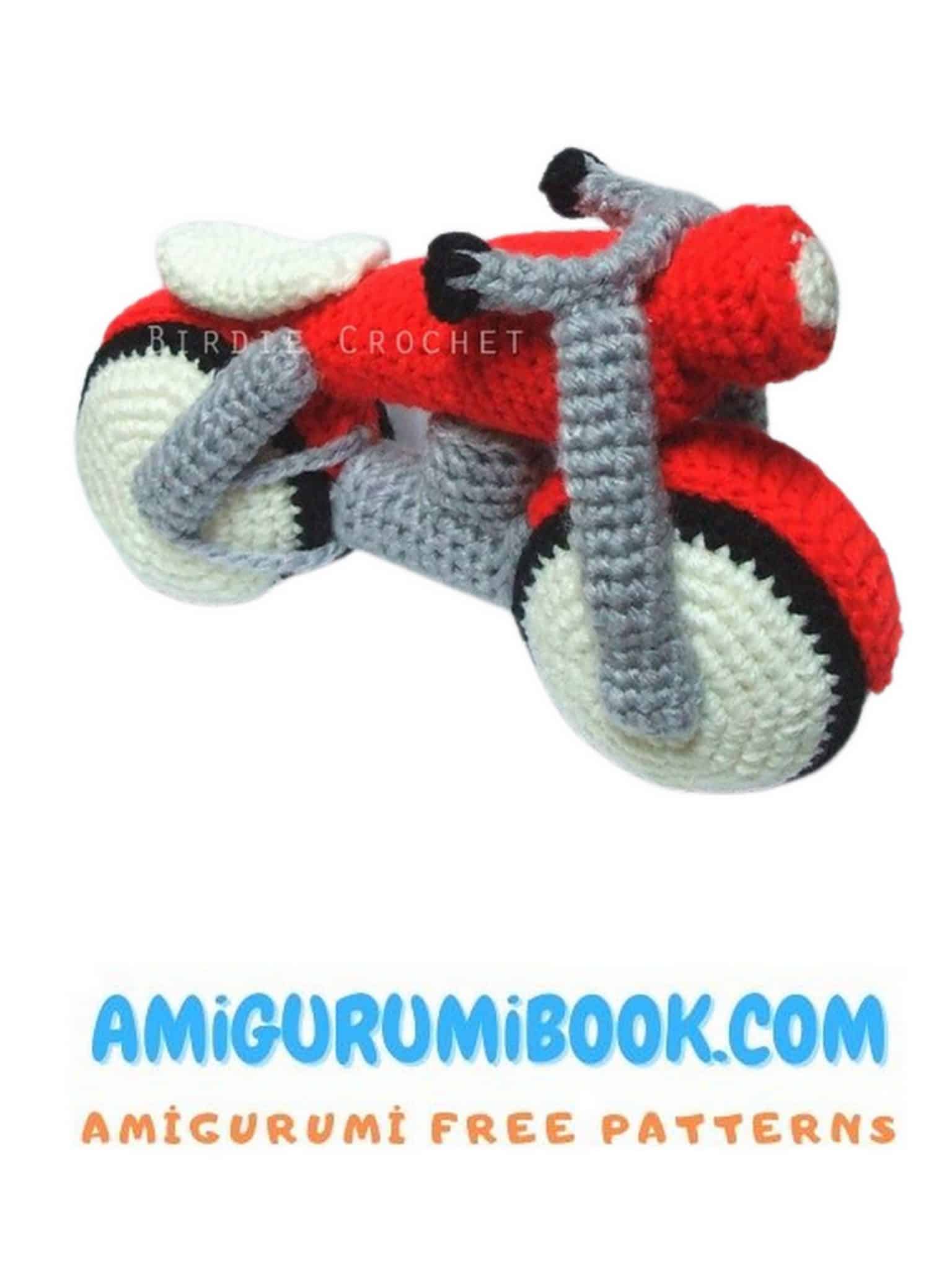 Motorcycle Amigurumi Free Pattern - Free Amigurumi Crochet Patterns