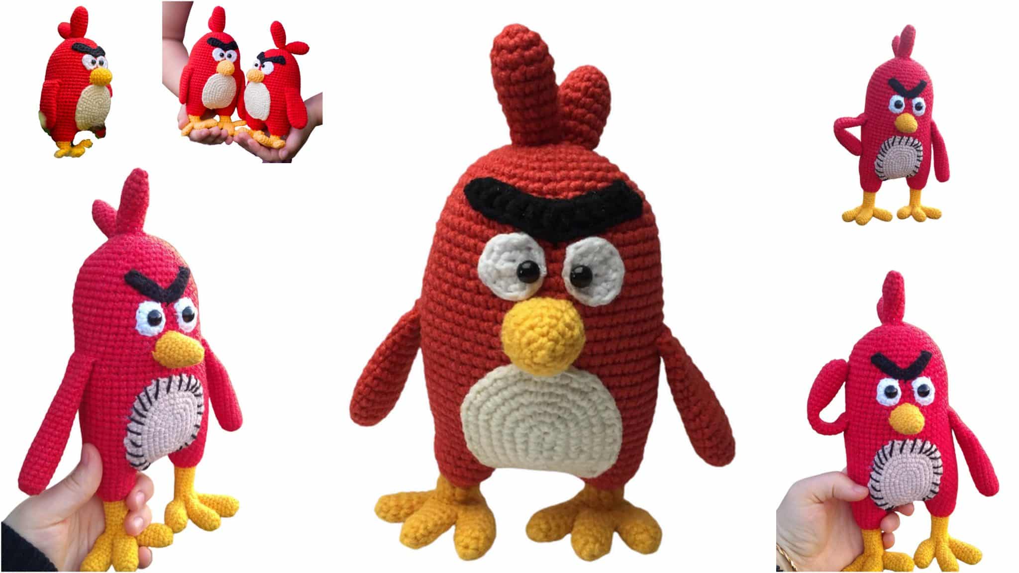 Angry Bird Amigurumi Free Pattern - Free Amigurumi Crochet Patterns