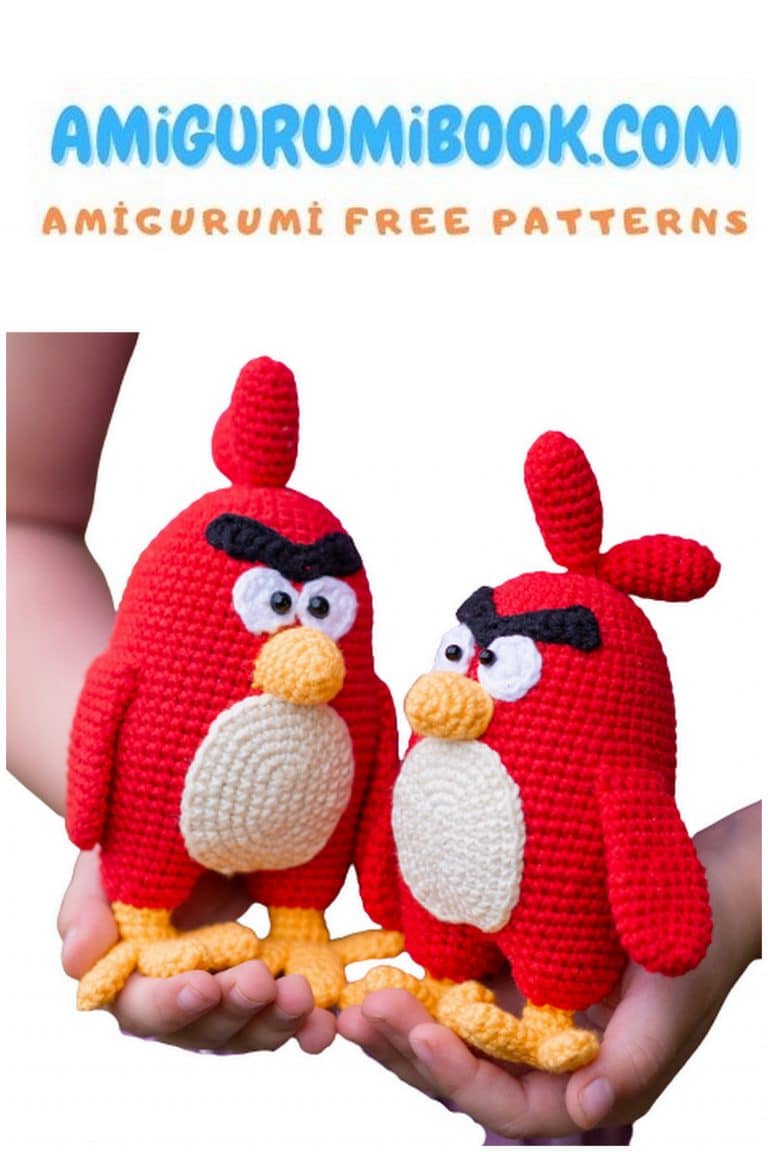 Angry Bird Amigurumi Free Pattern - Free Amigurumi Crochet Patterns