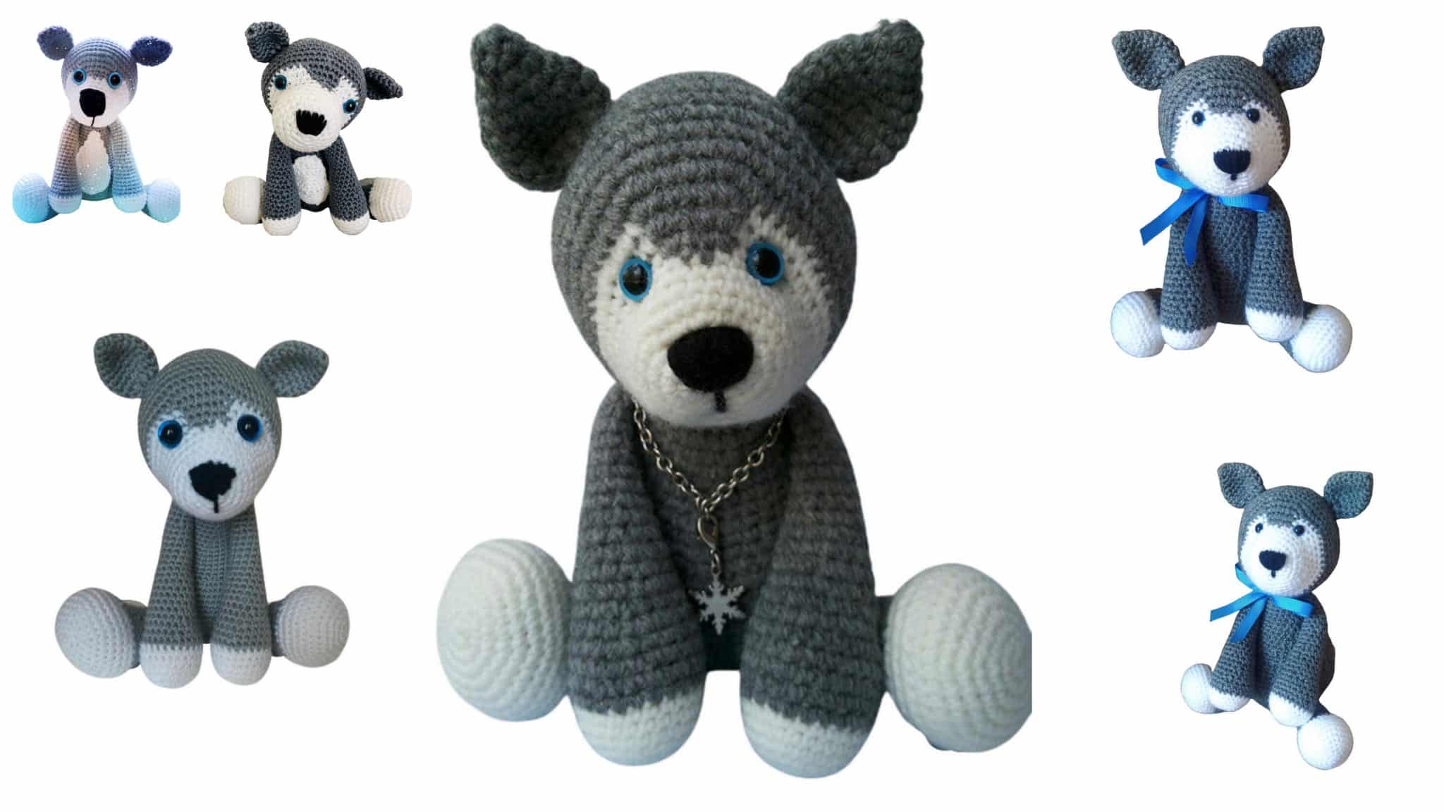 Dog Husky Amigurumi Free Pattern - Free Amigurumi Crochet Patterns