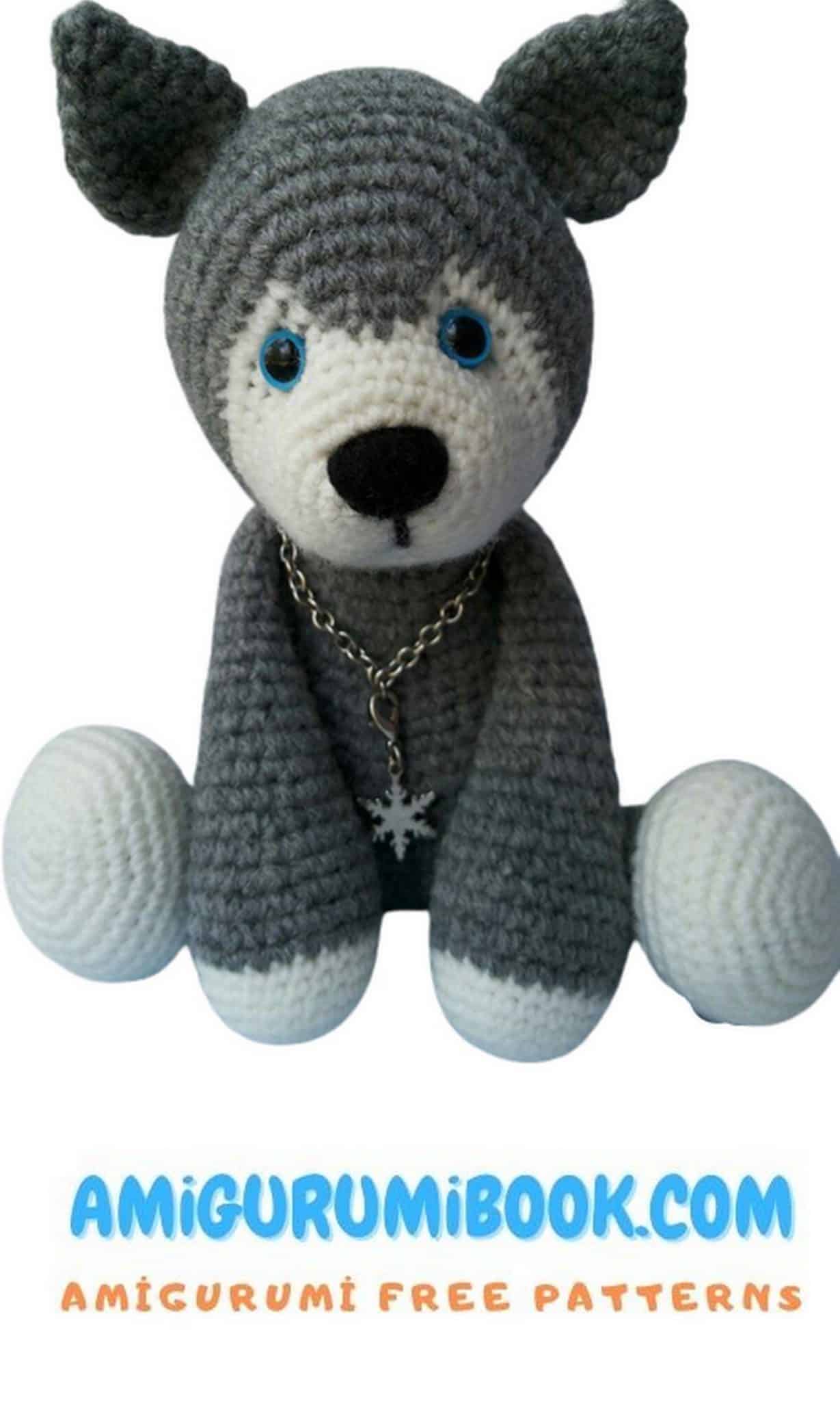 Dog Husky Amigurumi Free Pattern - Free Amigurumi Crochet Patterns