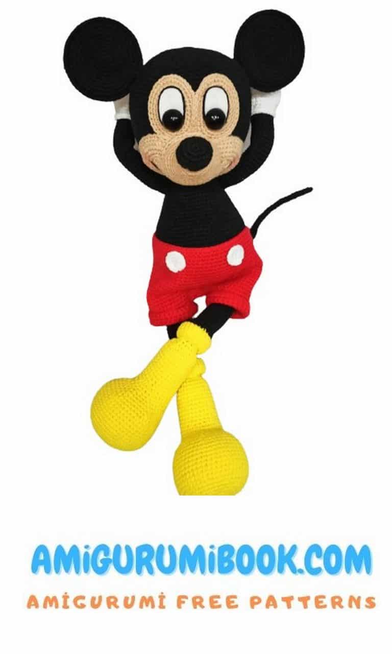 Mickey Mouse Amigurumi Free Pattern - Free Amigurumi Crochet Patterns