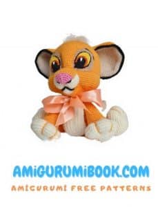 King Lion Simba Amigurumi Free Pattern - Free Amigurumi Crochet Patterns