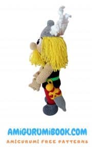 Asterix Amigurumi Free Pattern - Free Amigurumi Crochet Patterns