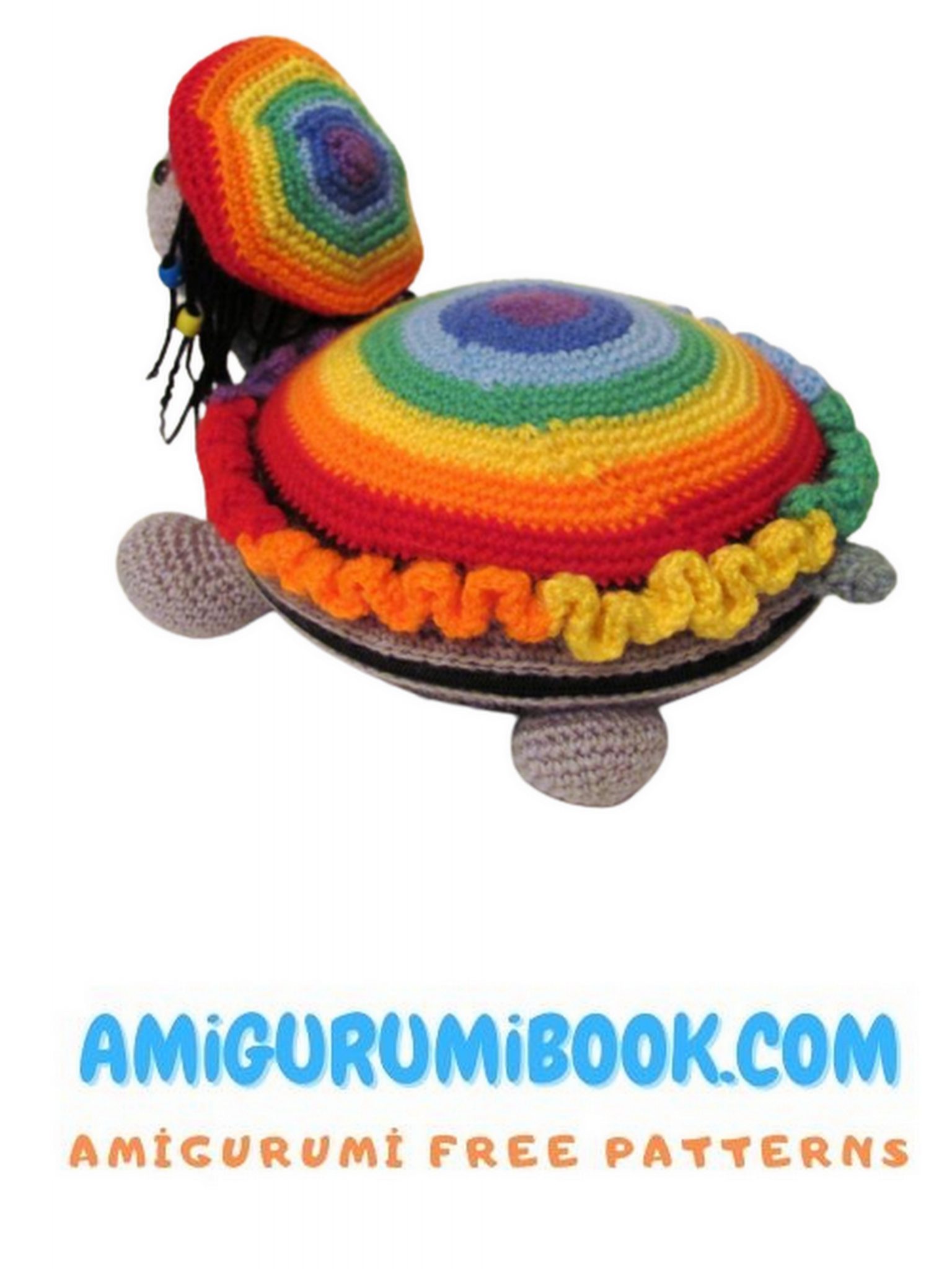 Bob Marley Turtle Amigurumi Free Pattern - Free Amigurumi Crochet Patterns