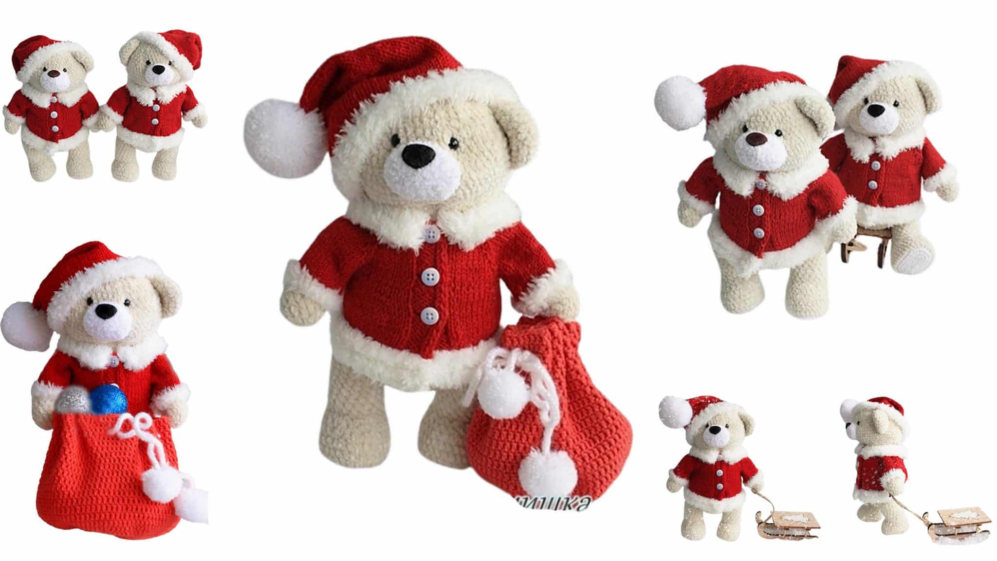 Christmas Bear Amigurumi Free Pattern Amigurumibook
