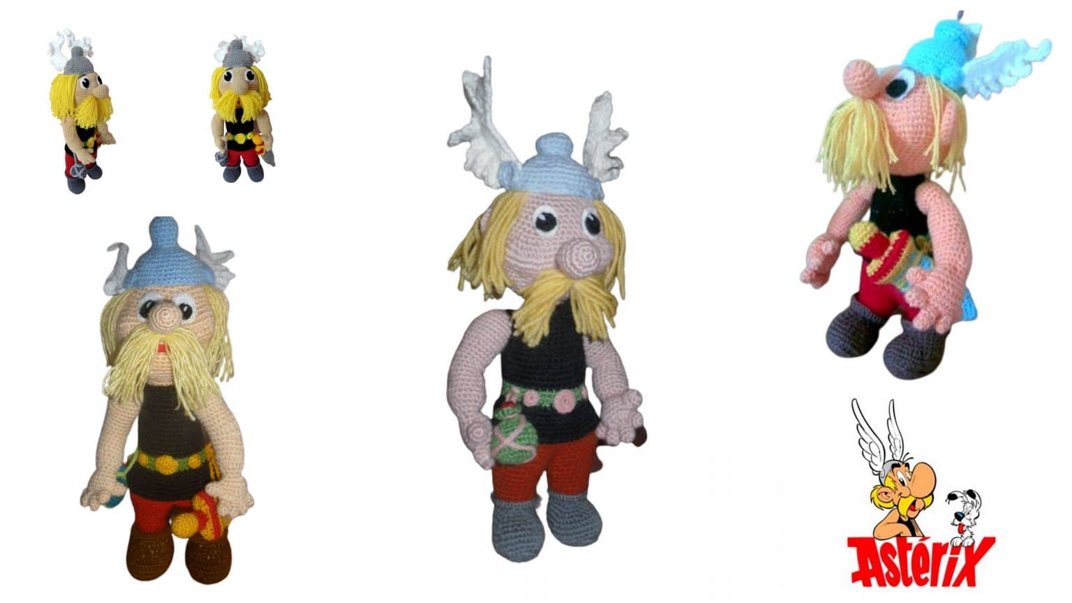 Asterix Amigurumi Free Pattern - Free Amigurumi Crochet Patterns