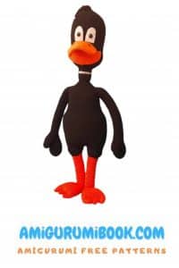 Daffy Duck Amigurumi Free Pattern - Free Amigurumi Crochet Patterns