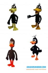 Daffy Duck Amigurumi Free Pattern - Free Amigurumi Crochet Patterns