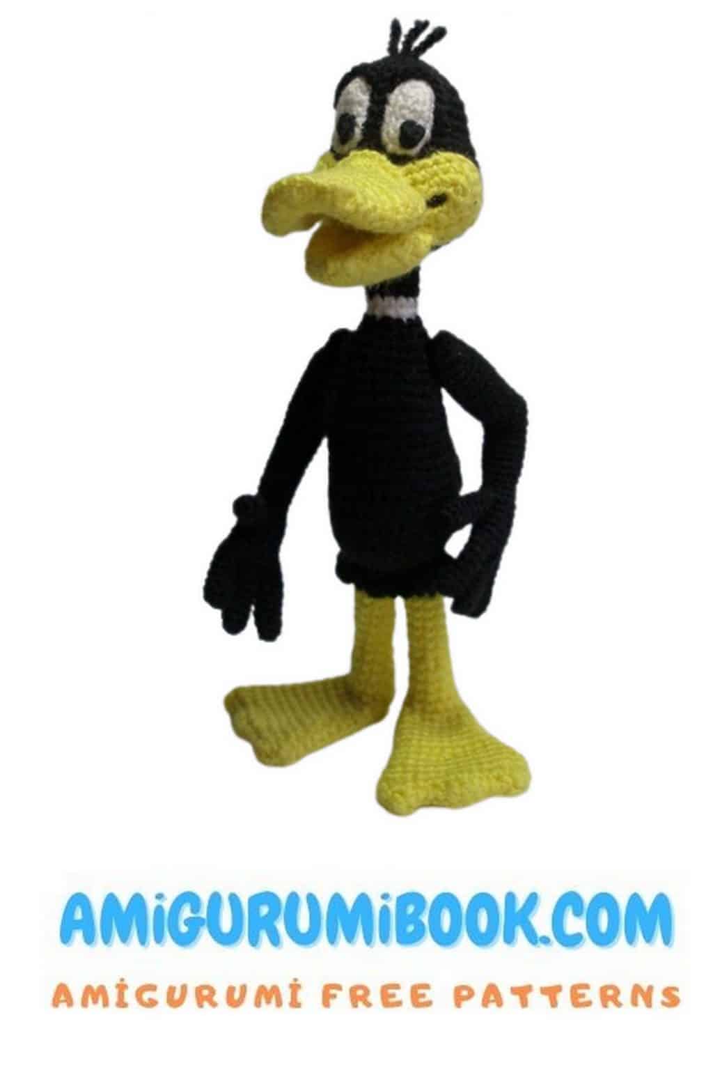 Daffy Duck Amigurumi Free Pattern - Free Amigurumi Crochet Patterns