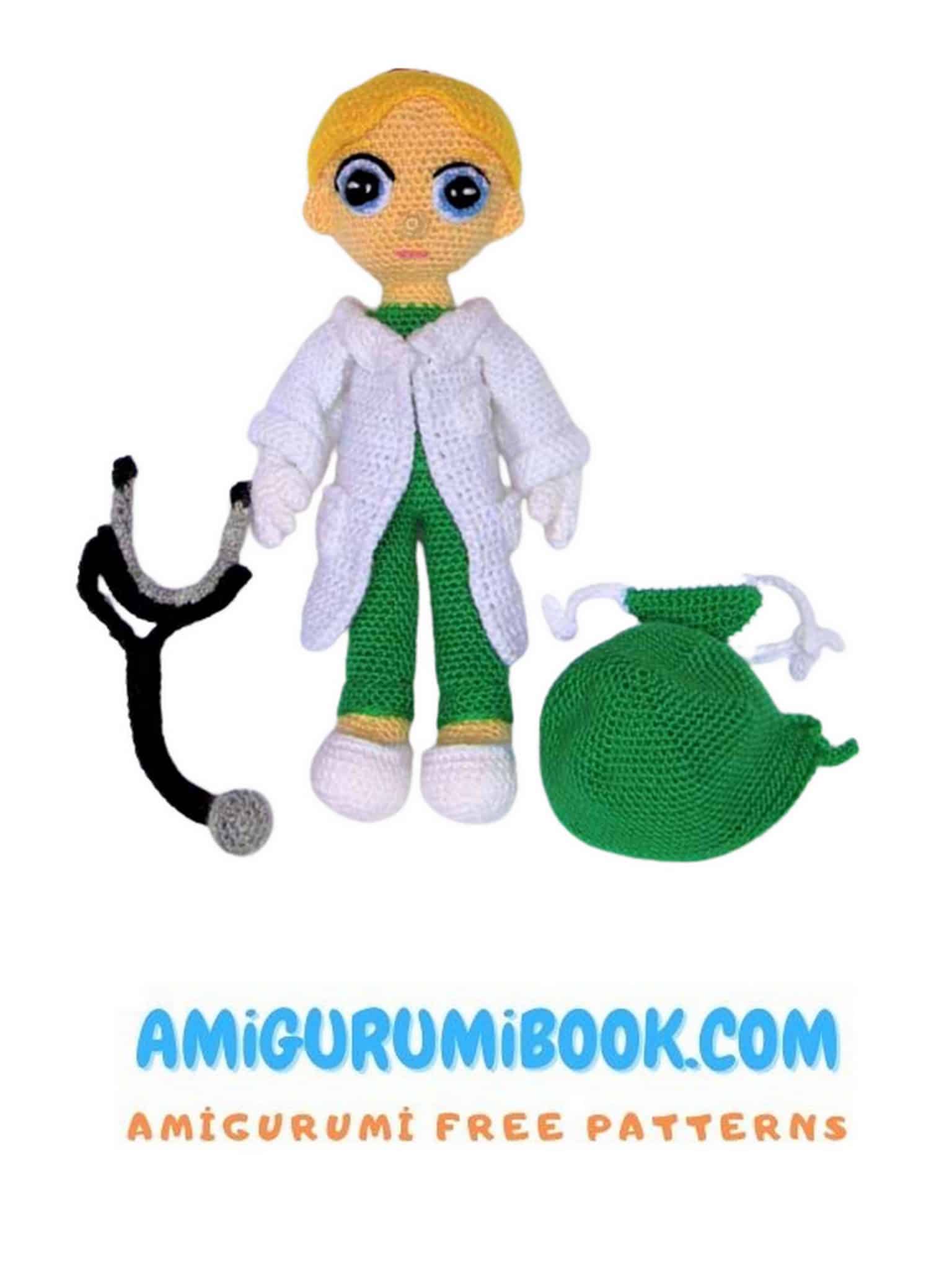 Female Doctor Amigurumi Free Pattern - Free Amigurumi Crochet Patterns