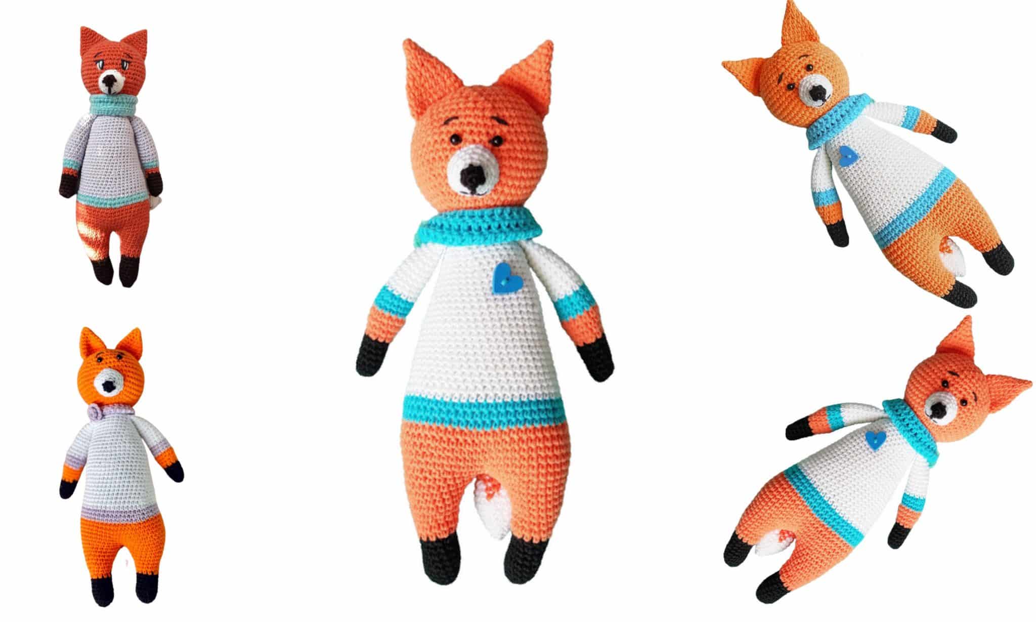 Cub Fox Amigurumi Free Pattern - Free Amigurumi Crochet Patterns