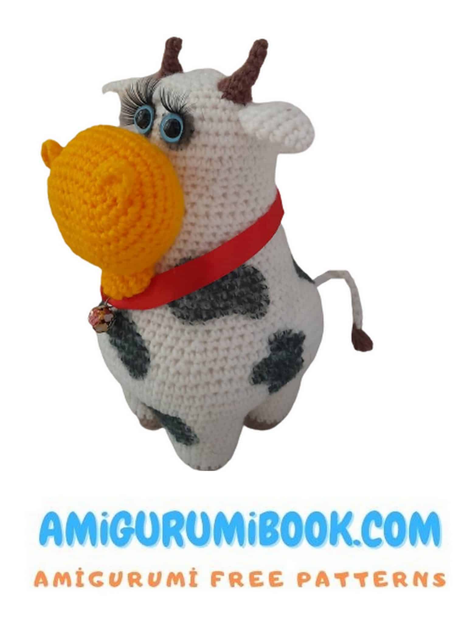 Cute Fat Cow Amigurumi Free Pattern - Free Amigurumi Crochet Patterns