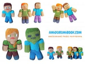 Minecraft Amigurumi Free Pattern - Free Amigurumi Crochet Patterns