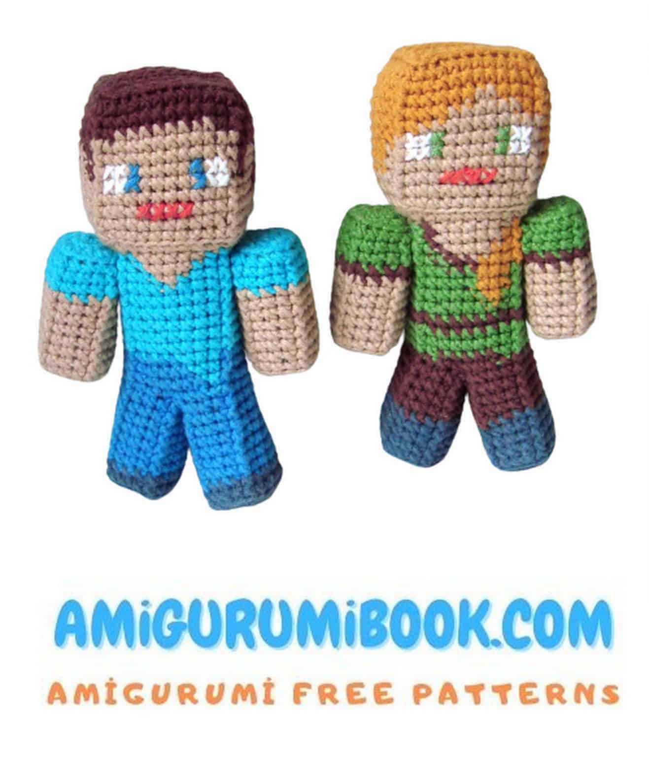 Minecraft Amigurumi Free Pattern - Free Amigurumi Crochet Patterns