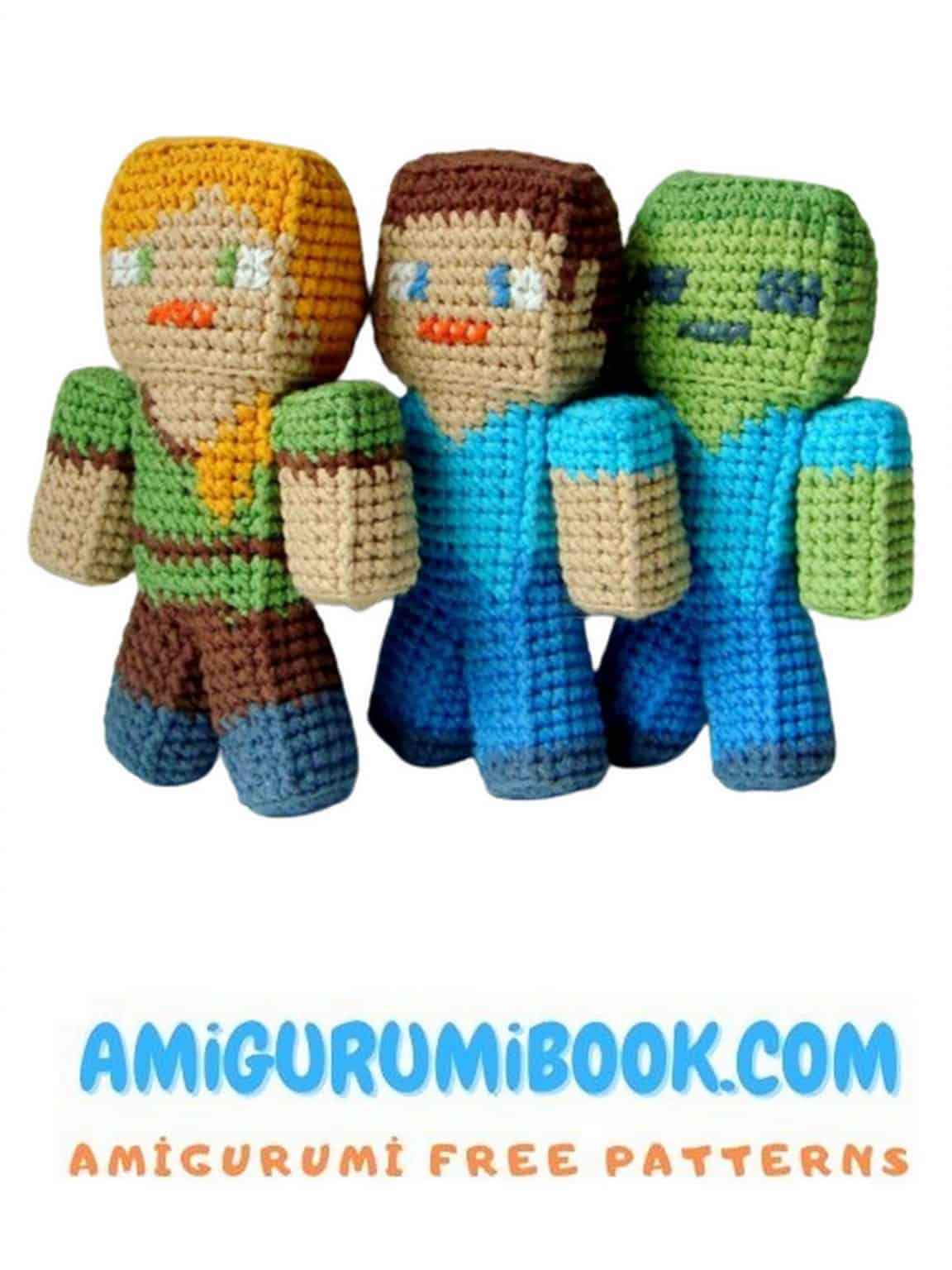 Minecraft Amigurumi Free Pattern - Free Amigurumi Crochet Patterns