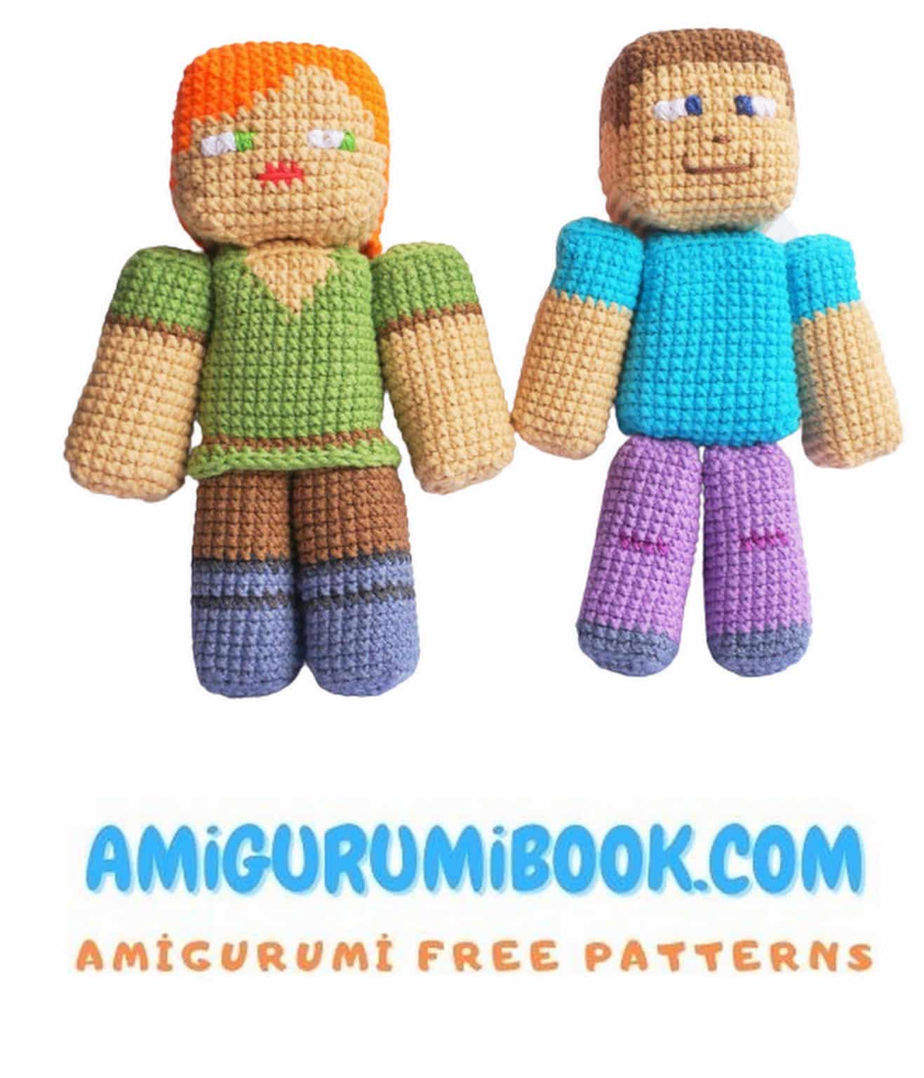 Minecraft Amigurumi Free Pattern - Free Amigurumi Crochet Patterns