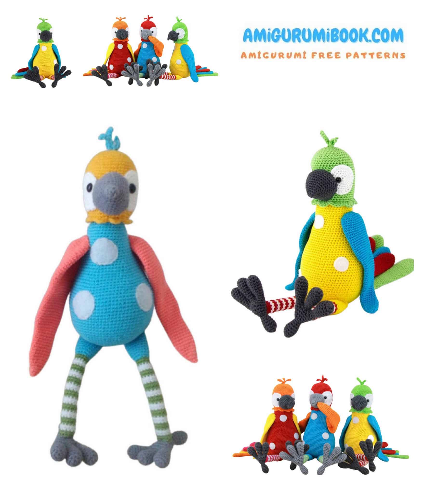 Parrot Pico Amigurumi Free Pattern - Free Amigurumi Crochet Patterns