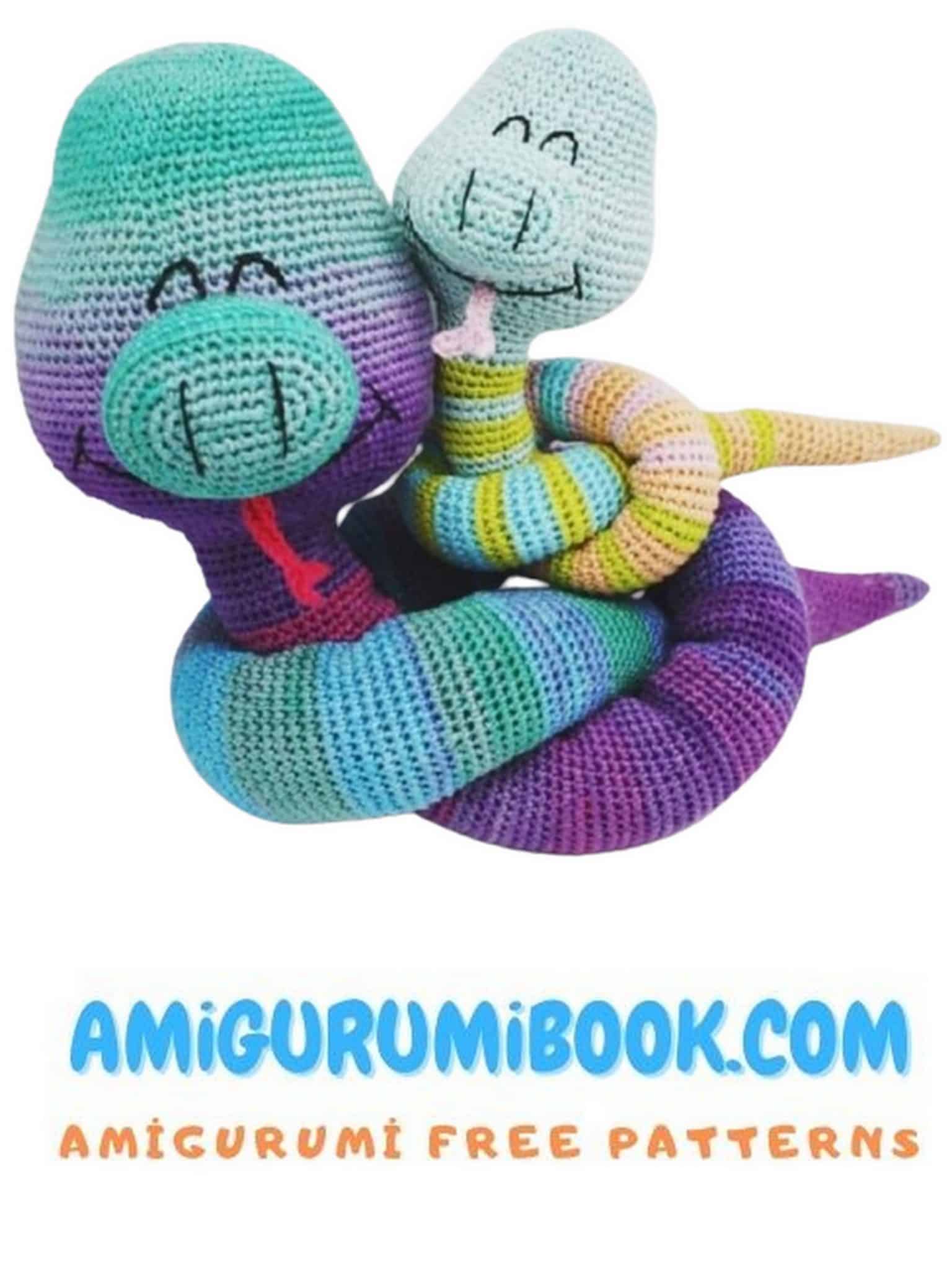 Cute Snake Amigurumi Free Pattern - Free Amigurumi Crochet Patterns