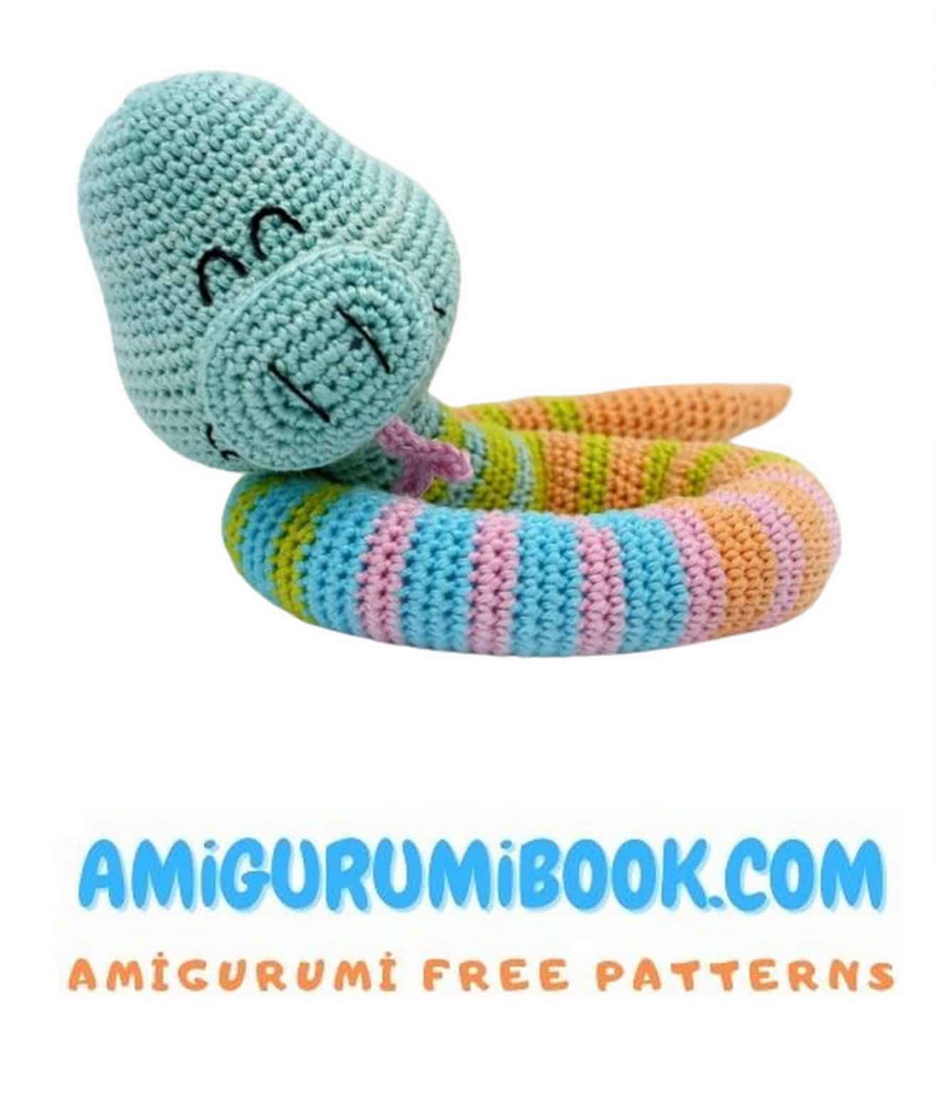 Cute Snake Amigurumi Free Pattern - Free Amigurumi Crochet Patterns