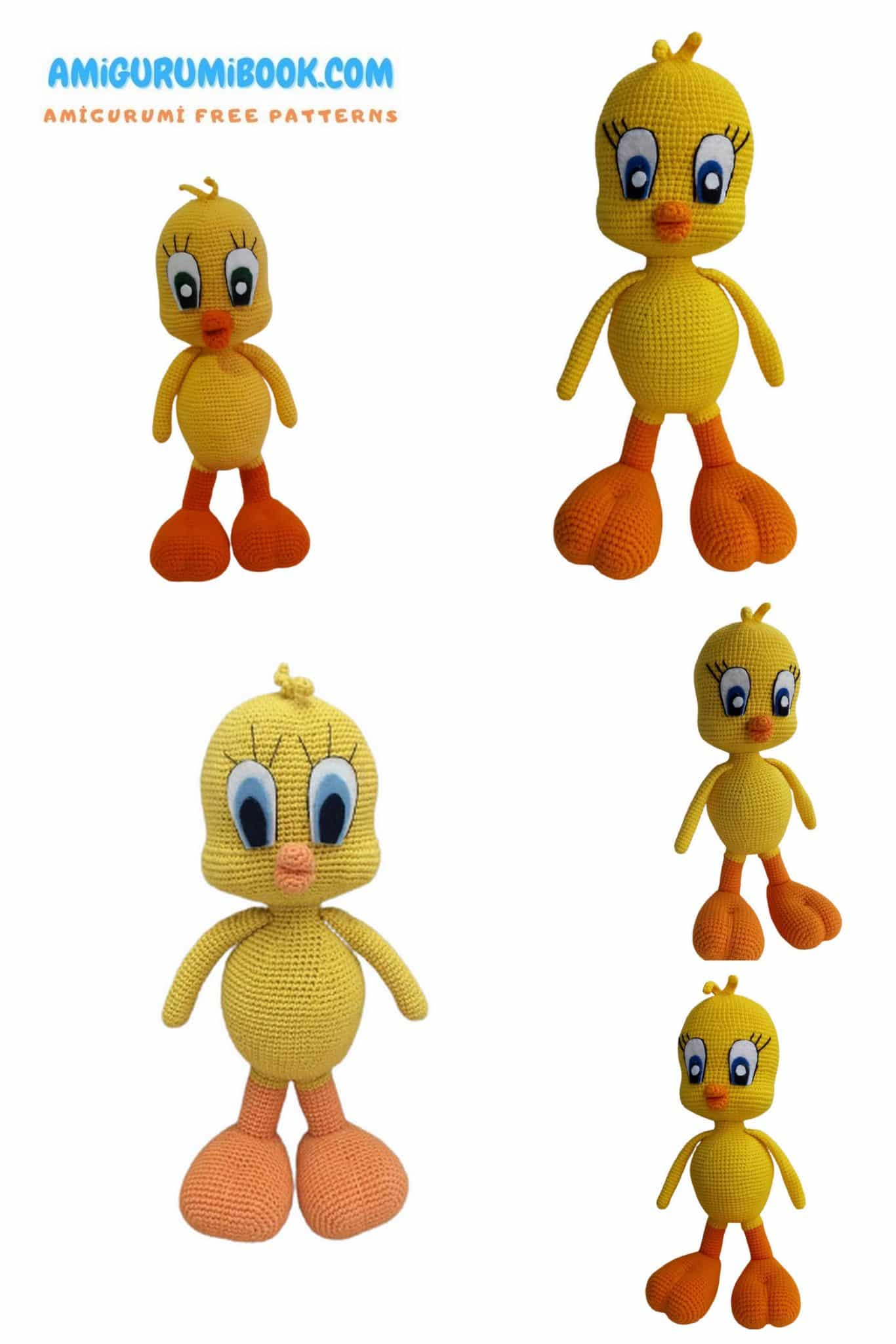 Tweety Amigurumi Free Pattern - Free Amigurumi Crochet Patterns
