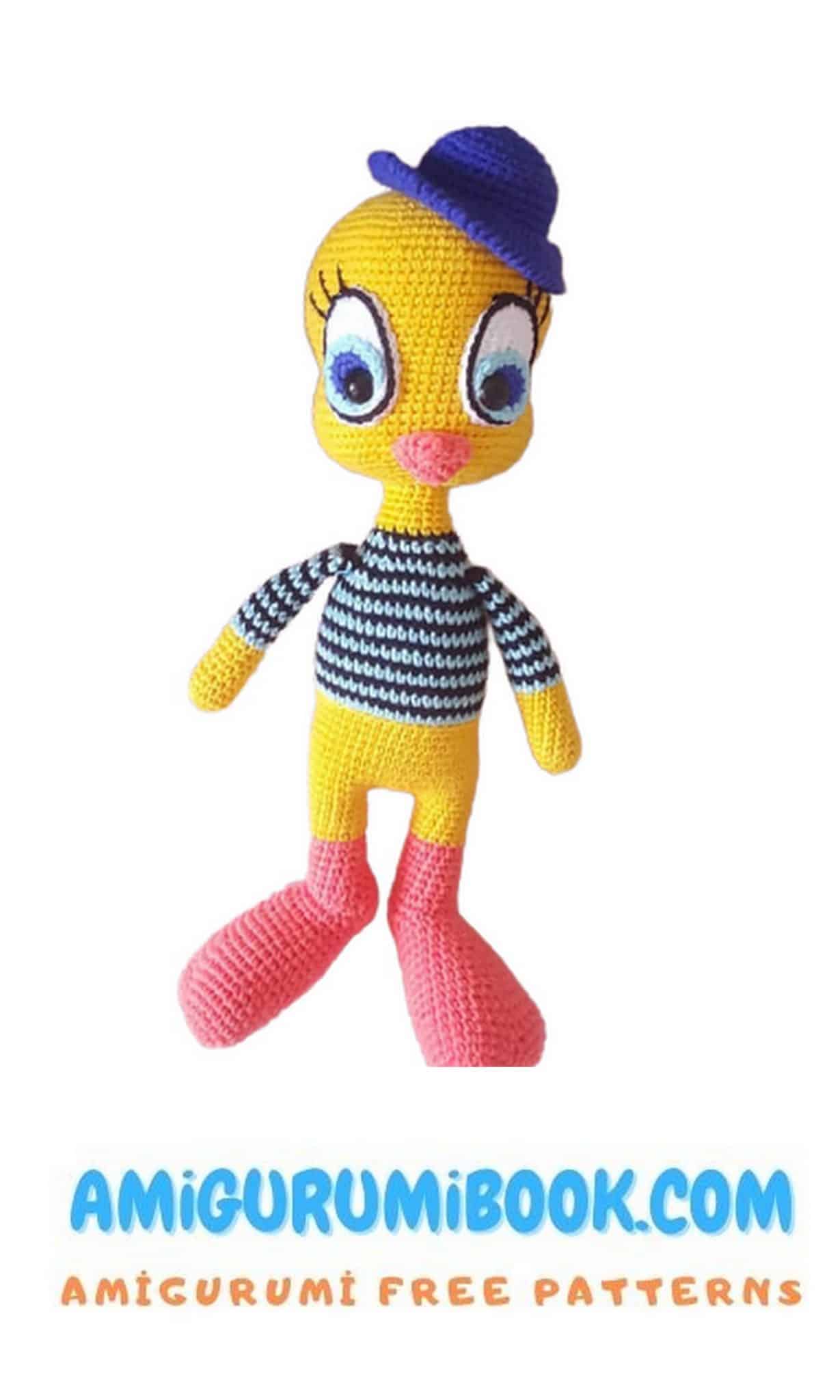 Tweety Amigurumi Free Pattern - Free Amigurumi Crochet Patterns