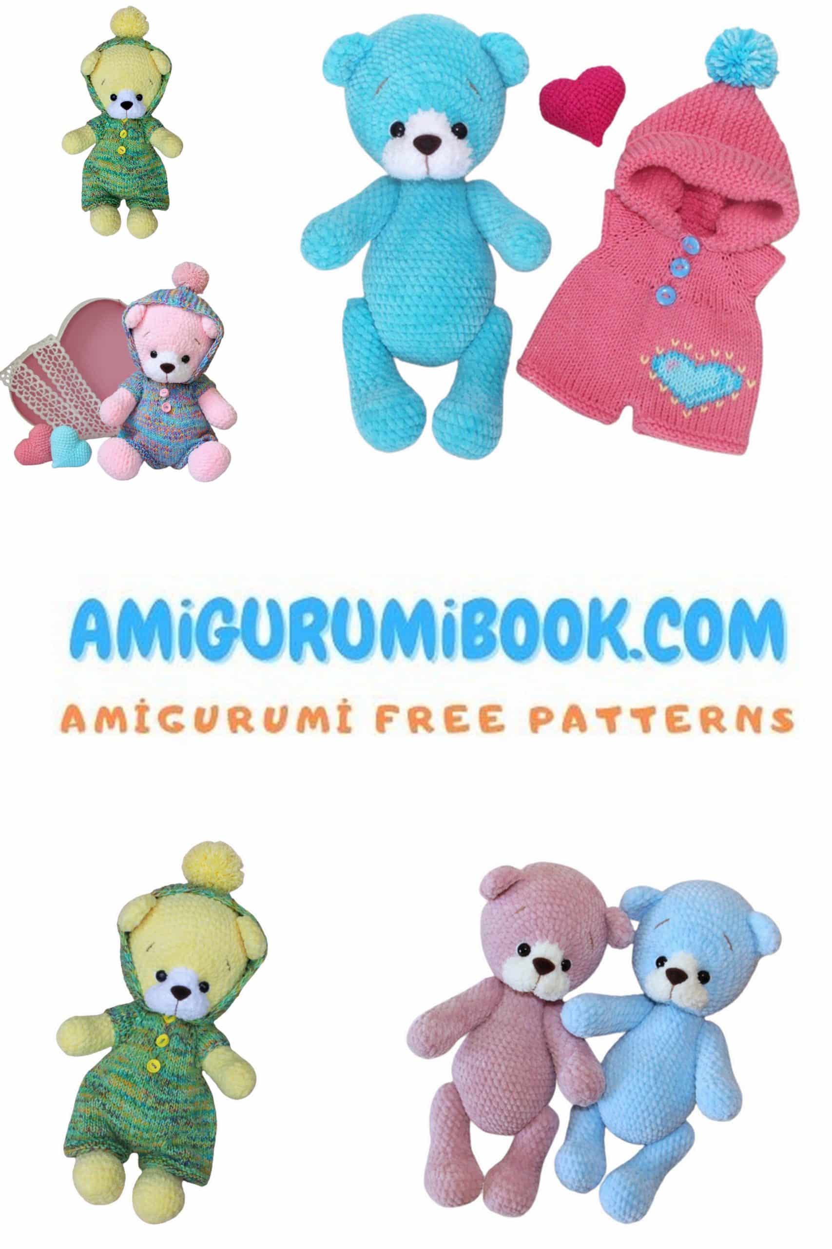 Overalls Teddy Bear Amigurumi Free Pattern Free Amigurumi Crochet Patterns