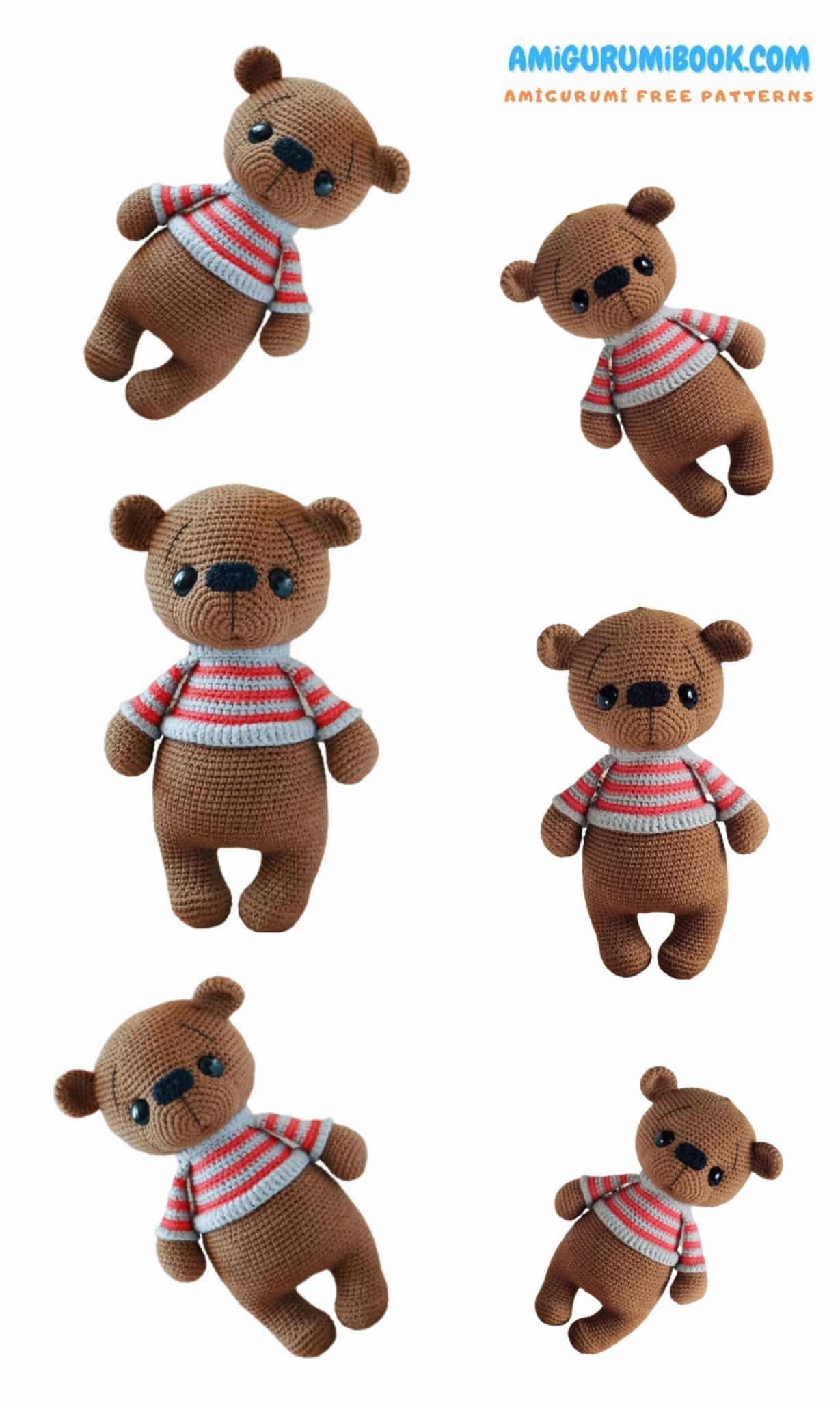 Teddy Bear Timka Amigurumi Free Pattern - Free Amigurumi Crochet Patterns