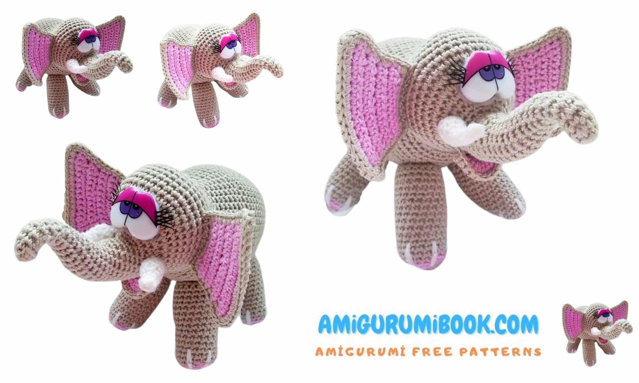 Amigurumi Little Cute Elephant Free Pattern - Free Amigurumi Crochet ...