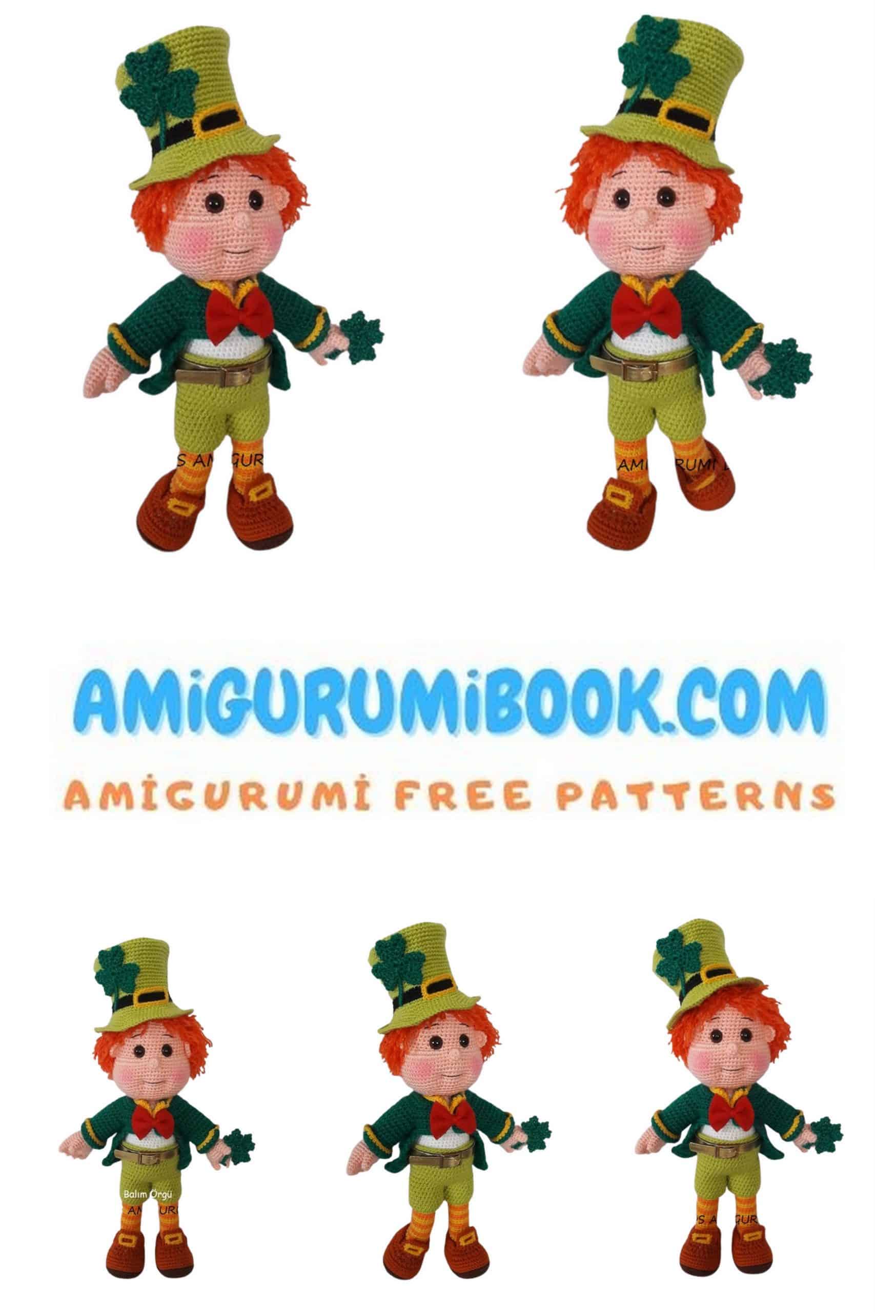 Leprechaun Boy Amigurumi Free Pattern - Free Amigurumi Crochet Patterns