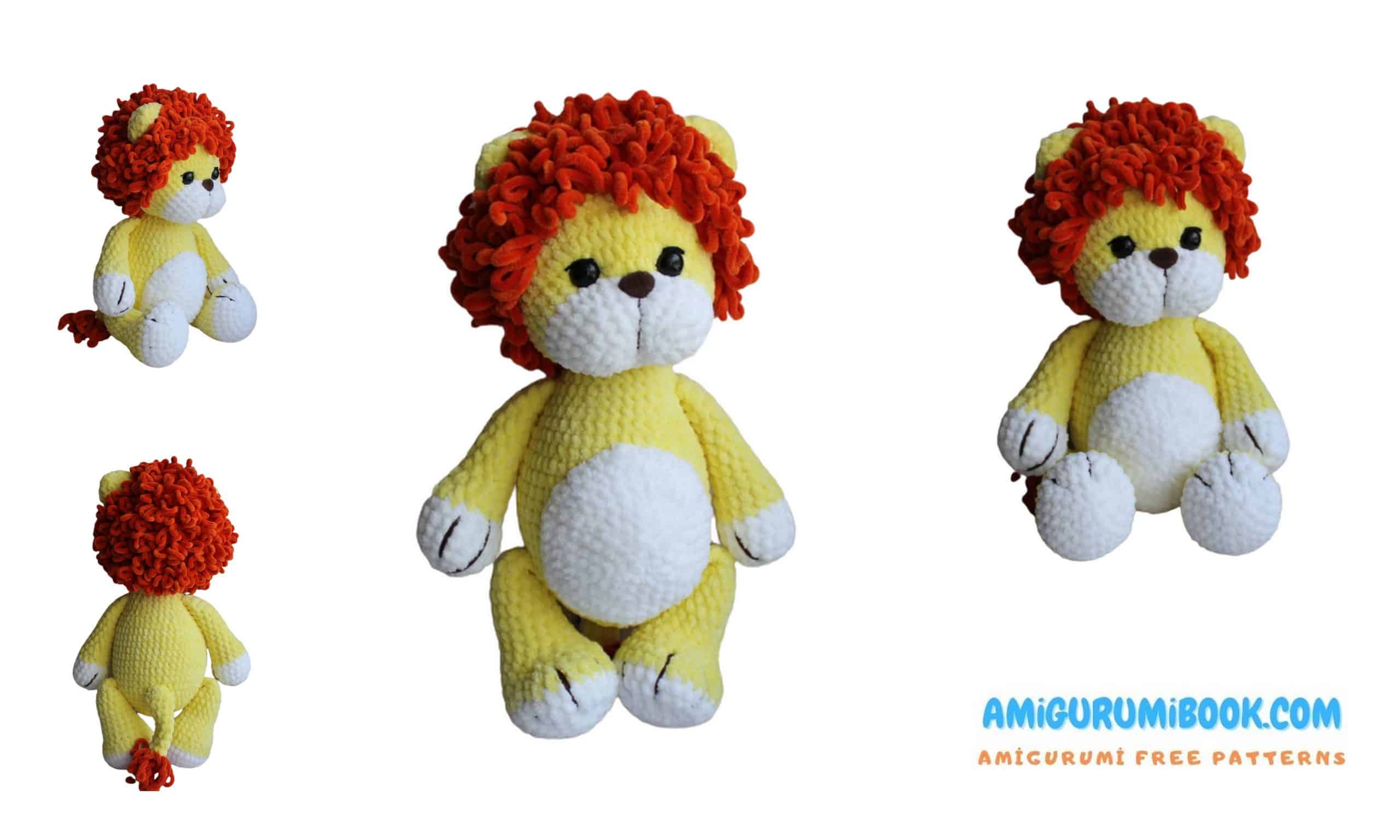 Cute Lion Cub Amigurumi Free Pattern - Free Amigurumi Crochet Patterns