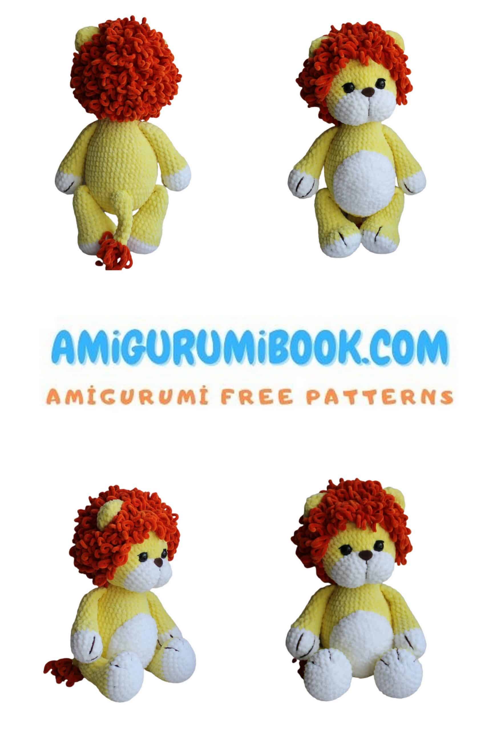 Cute Lion Cub Amigurumi Free Pattern - Free Amigurumi Crochet Patterns