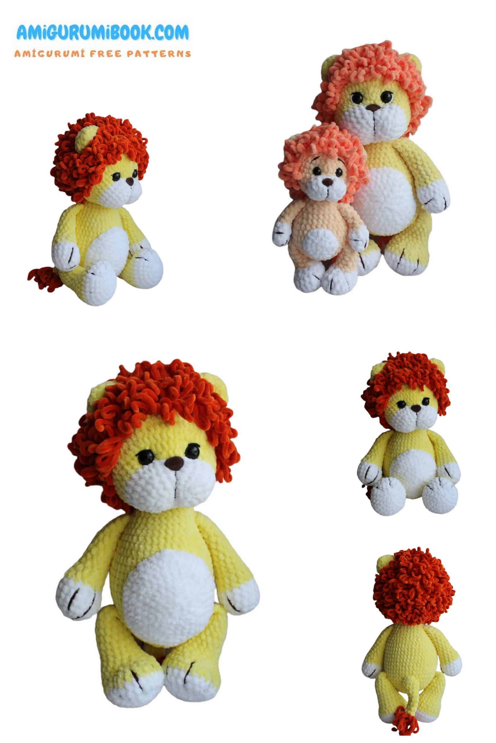 Cute Lion Cub Amigurumi Free Pattern - Free Amigurumi Crochet Patterns