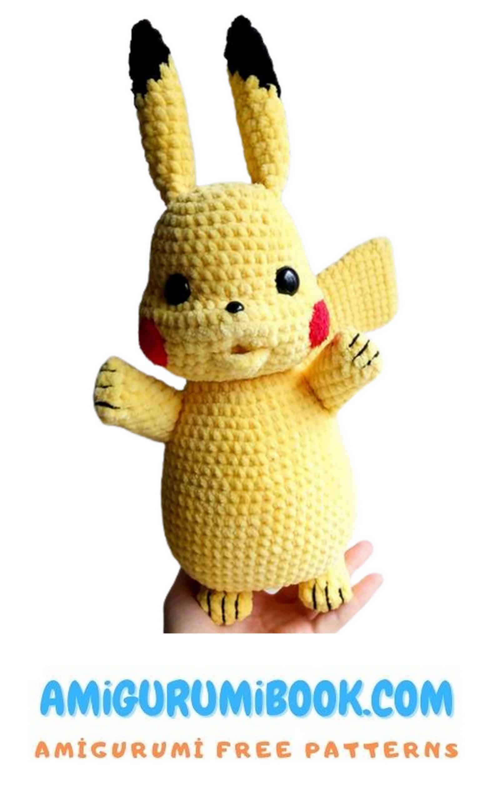 Velvet Pikachu Amigurumi Free Pattern - Free Amigurumi Crochet Patterns