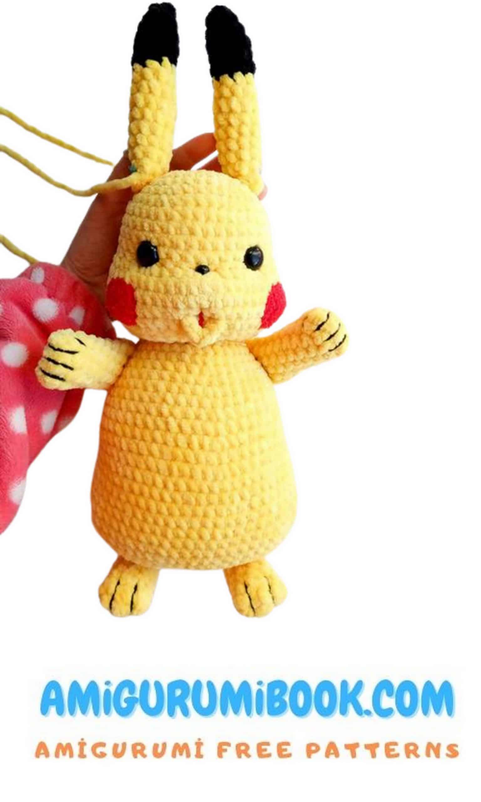 Velvet Pikachu Amigurumi Free Pattern - Free Amigurumi Crochet Patterns