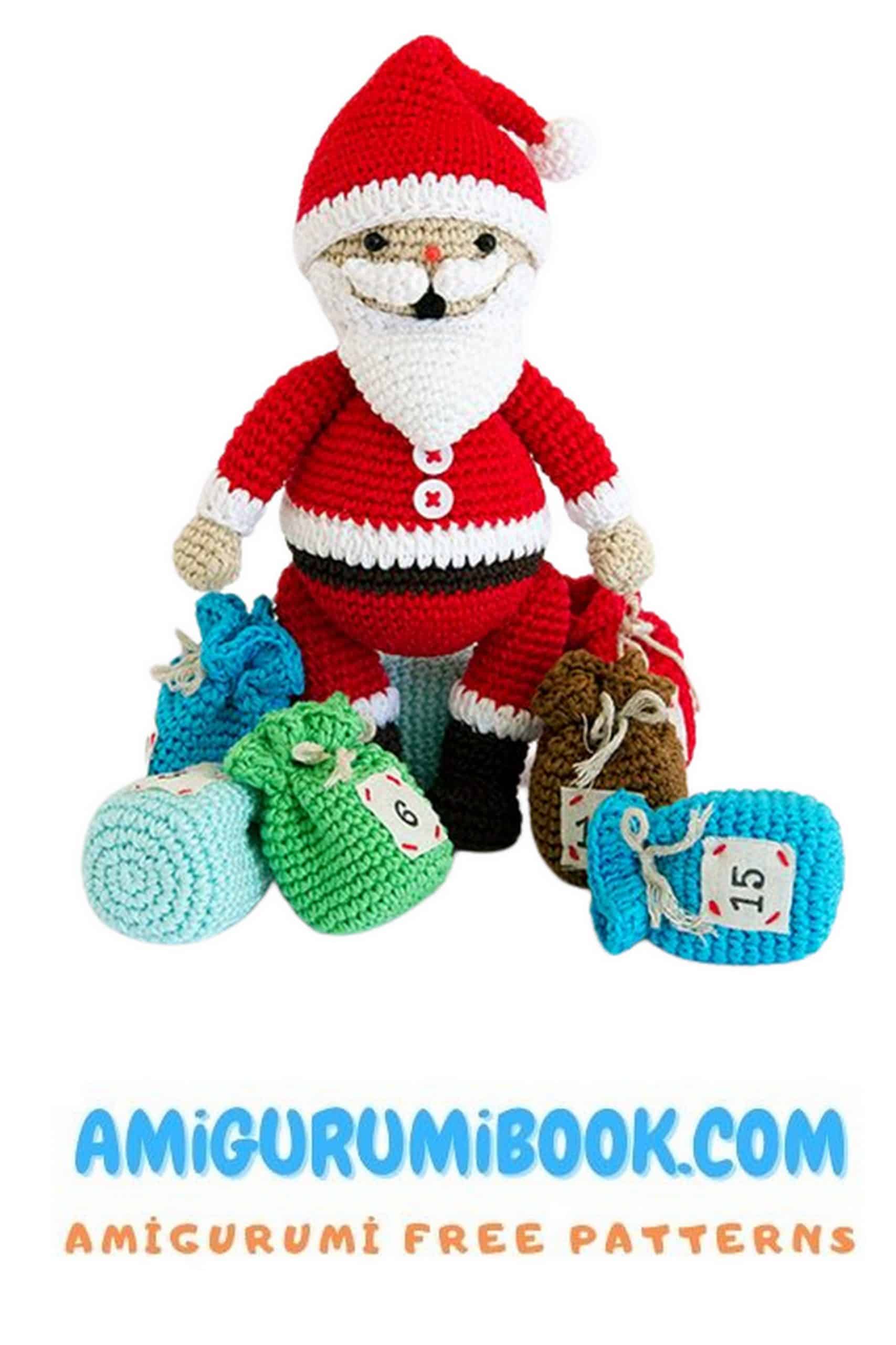 Santa Claus Peter Amigurumi Free Pattern - Free Amigurumi Crochet Patterns