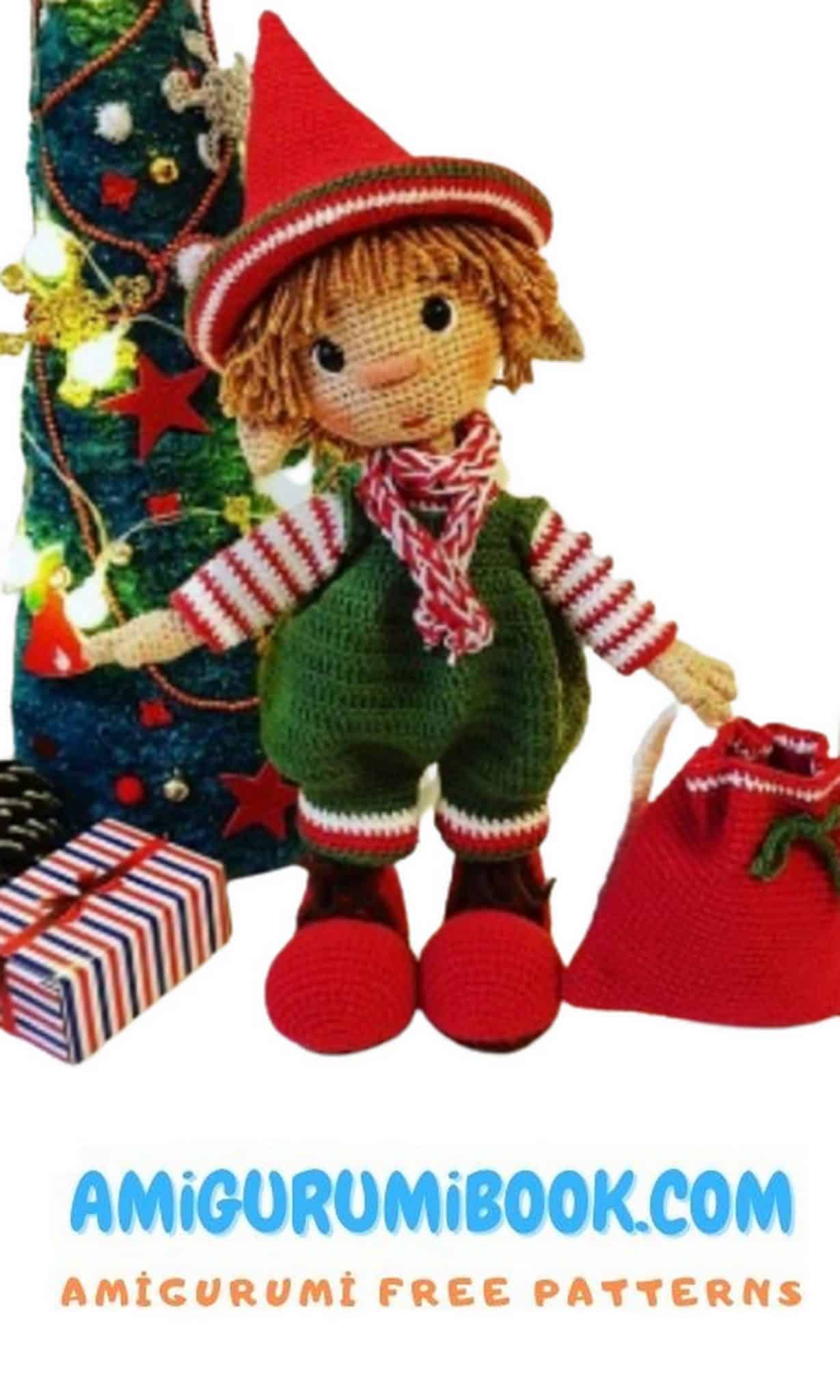 Lover Christmas Elf Amigurumi Free Pattern - Free Amigurumi Crochet ...