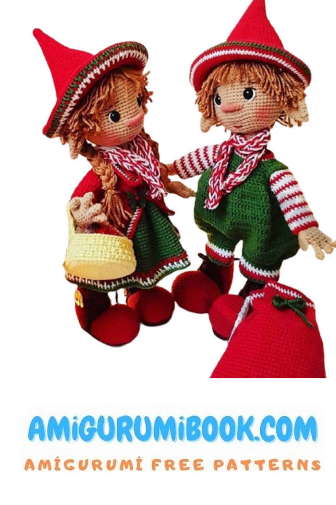 Lover Christmas Elf Amigurumi Free Pattern - Free Amigurumi Crochet ...